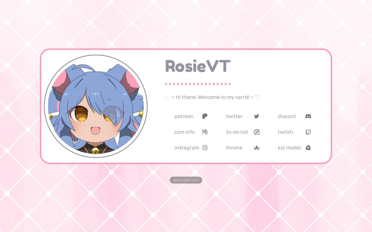 ⊹˚ Rosie's Socials! ⋆ﾟ⊹